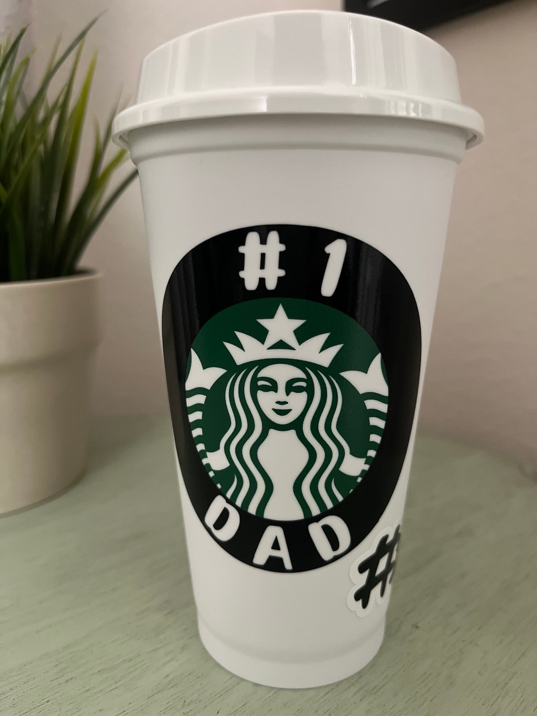 Number One Dad Coffee Cup. Personalized Coffee Cup for Dad. Dad’s ...