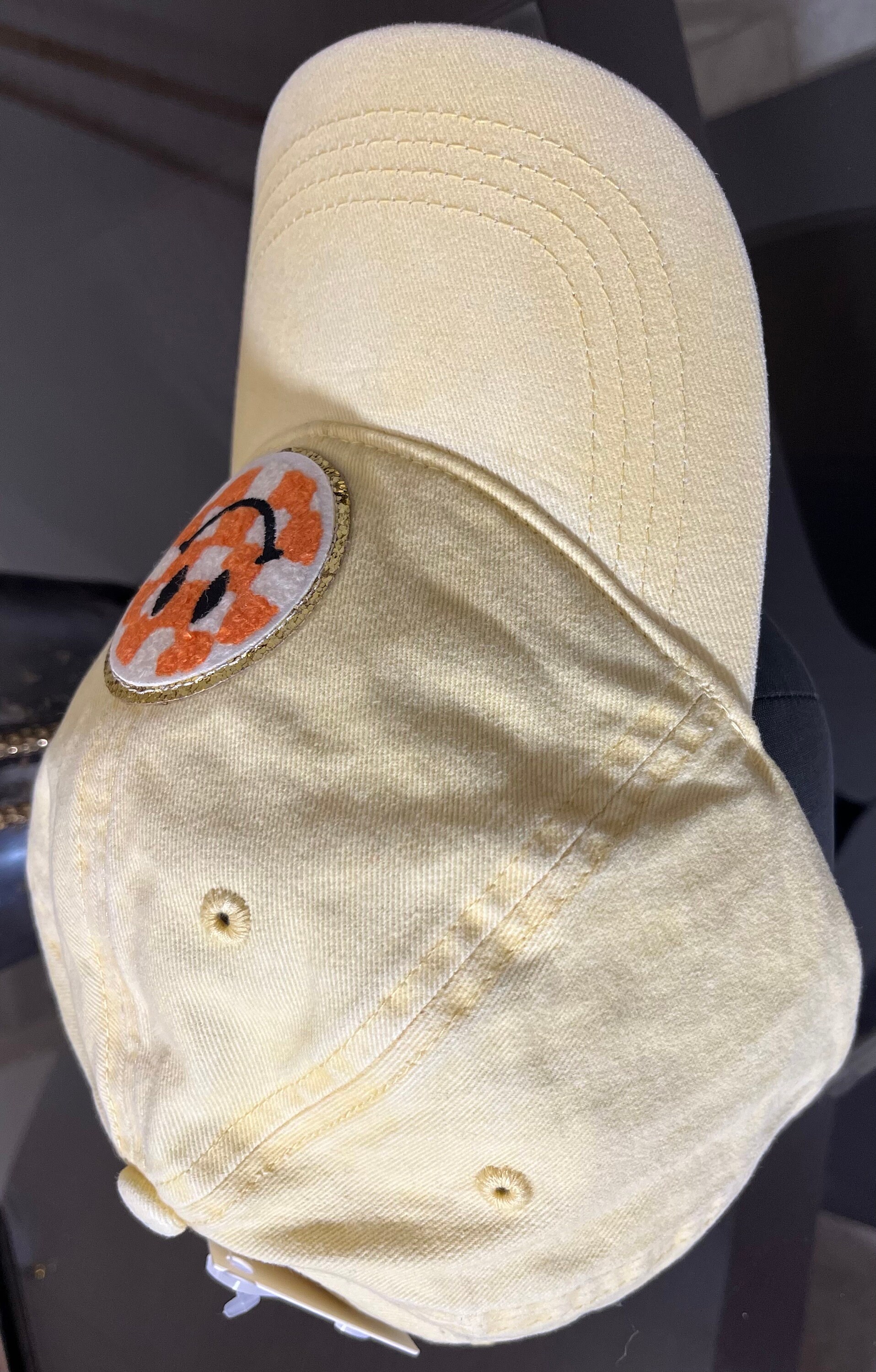 Groovy Happy Face Hat Yellow Groovy Hat Smiley Face Hat Hat Orange ...