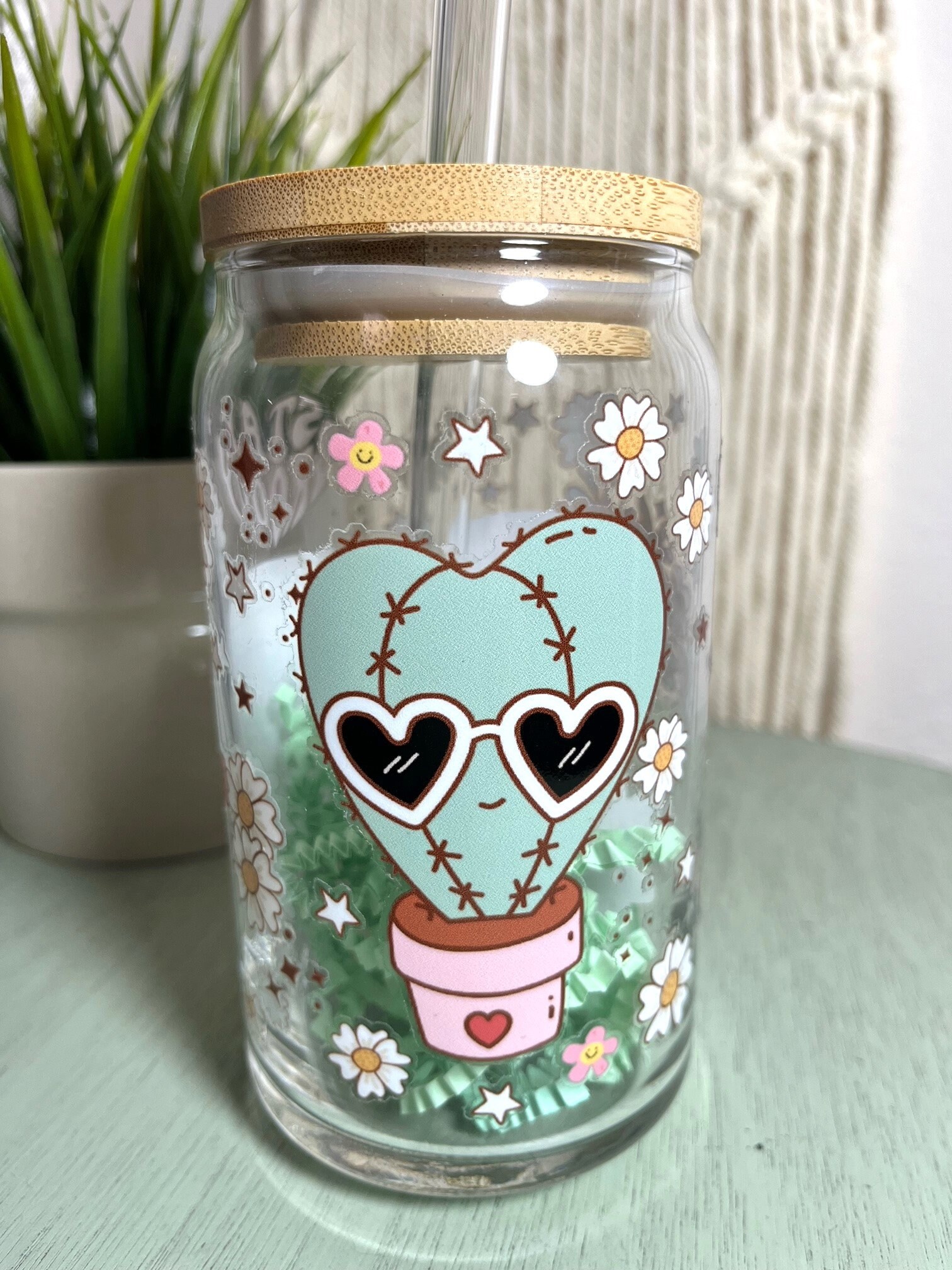 Groovy Glass Tumbler Libbey Beer Can Glass Groovy Can Glass 16oz Glass ...