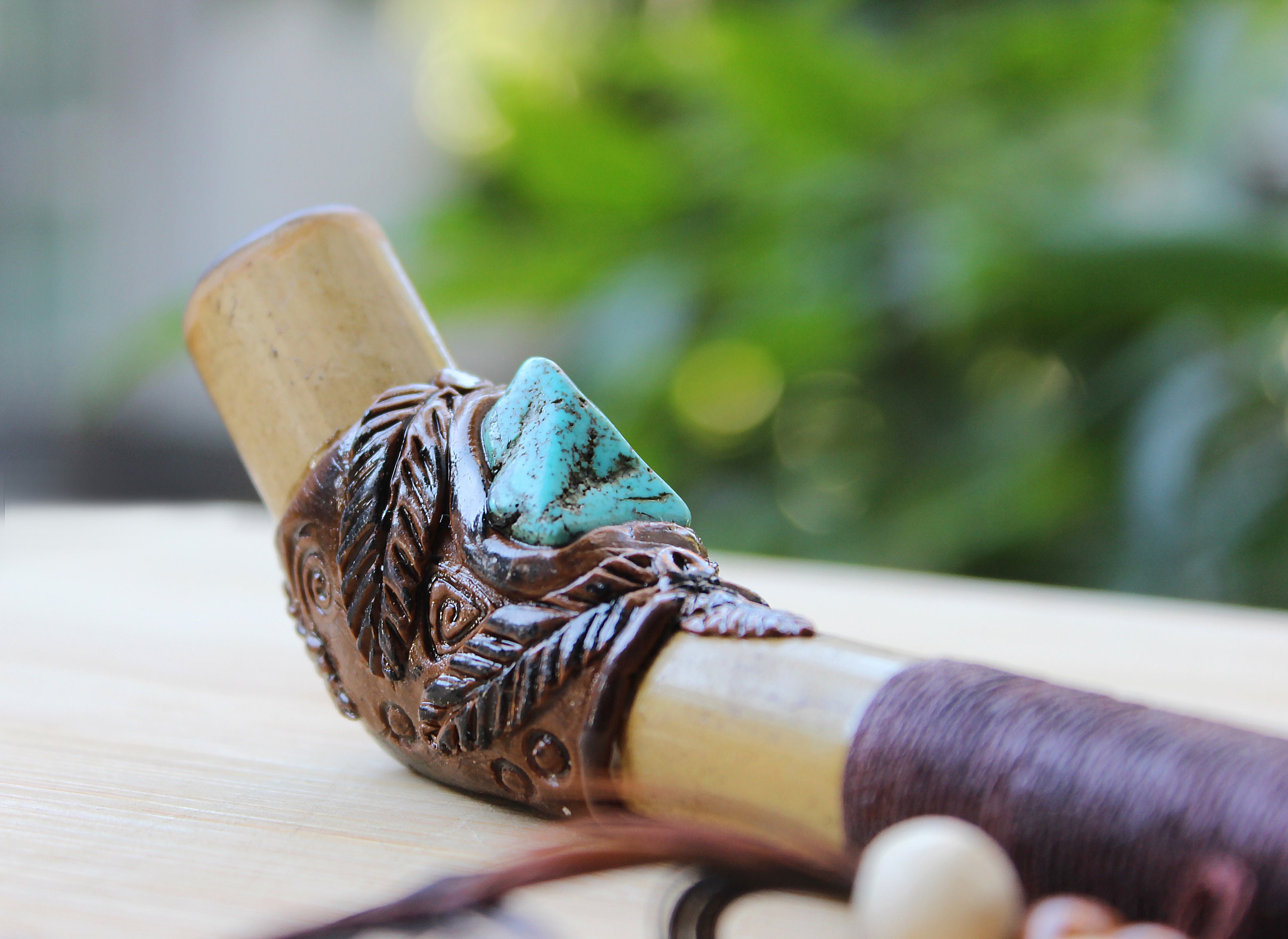 Hand Made TEPI the Unique Design the Crow Totem Turquoise - Etsy