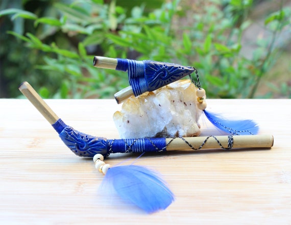 KURIPE TEPI Set / Shamanic bamboo Snuff Applicator Pipe - Etsy