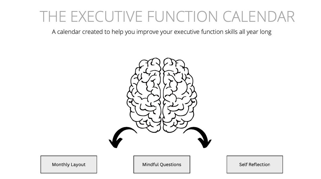 The Executive Function Skills Calendar - Etsy