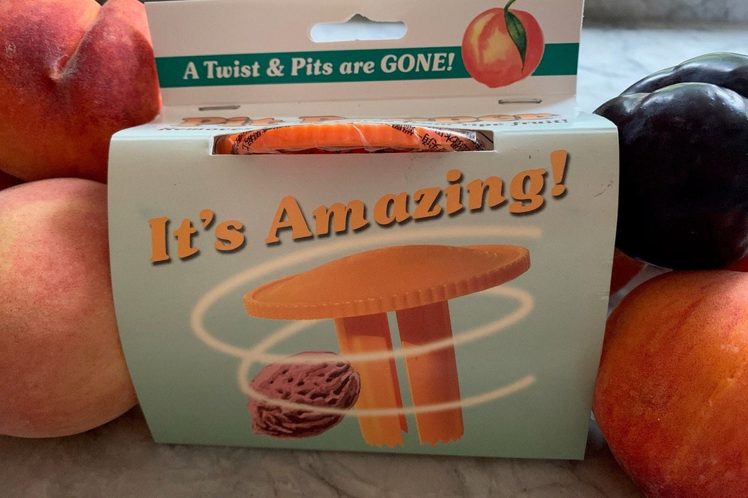 Pit Popper™ Peach Pit Remover, Removes Pit From Ripe Stone Fruit - Etsy