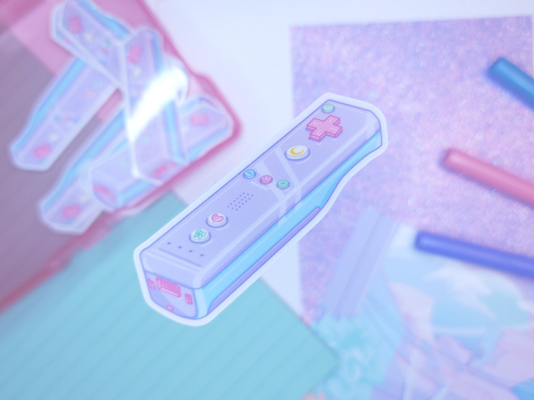 Remote Controller Die Cut Sticker | 2.8 Inches | Kawaii Gamer Girl - Etsy