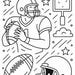 Sports Spirit Coloring Page Bundle – Football, Cheerleading & Combo ...