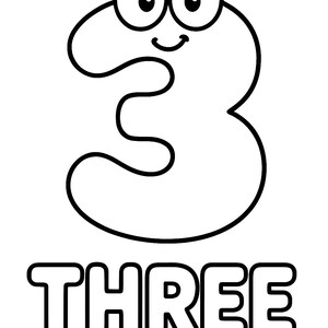 Bubble Number Coloring Pages: Fun Kids Printable Activity (PDF & PNG ...