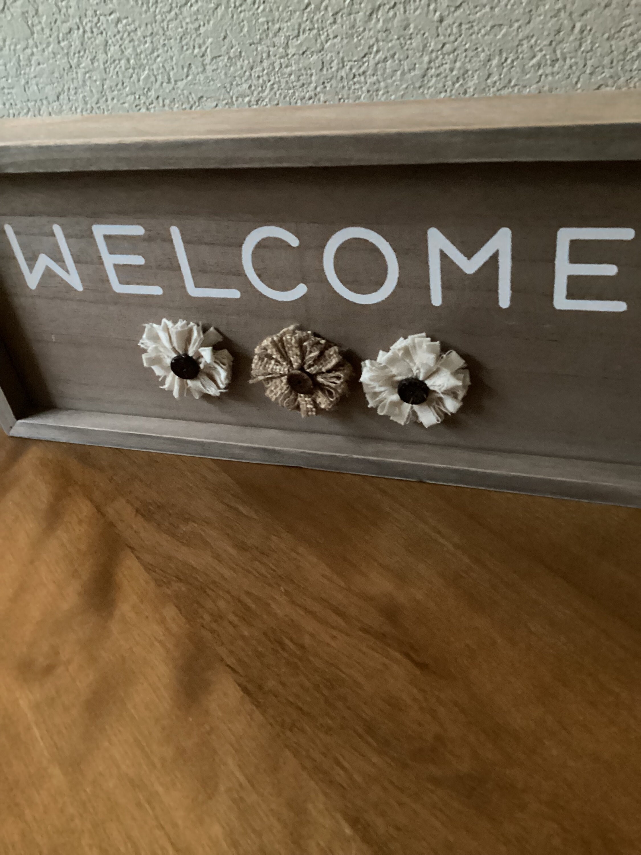 2 Sided Box Frame LOVE and Welcome Sign - Etsy