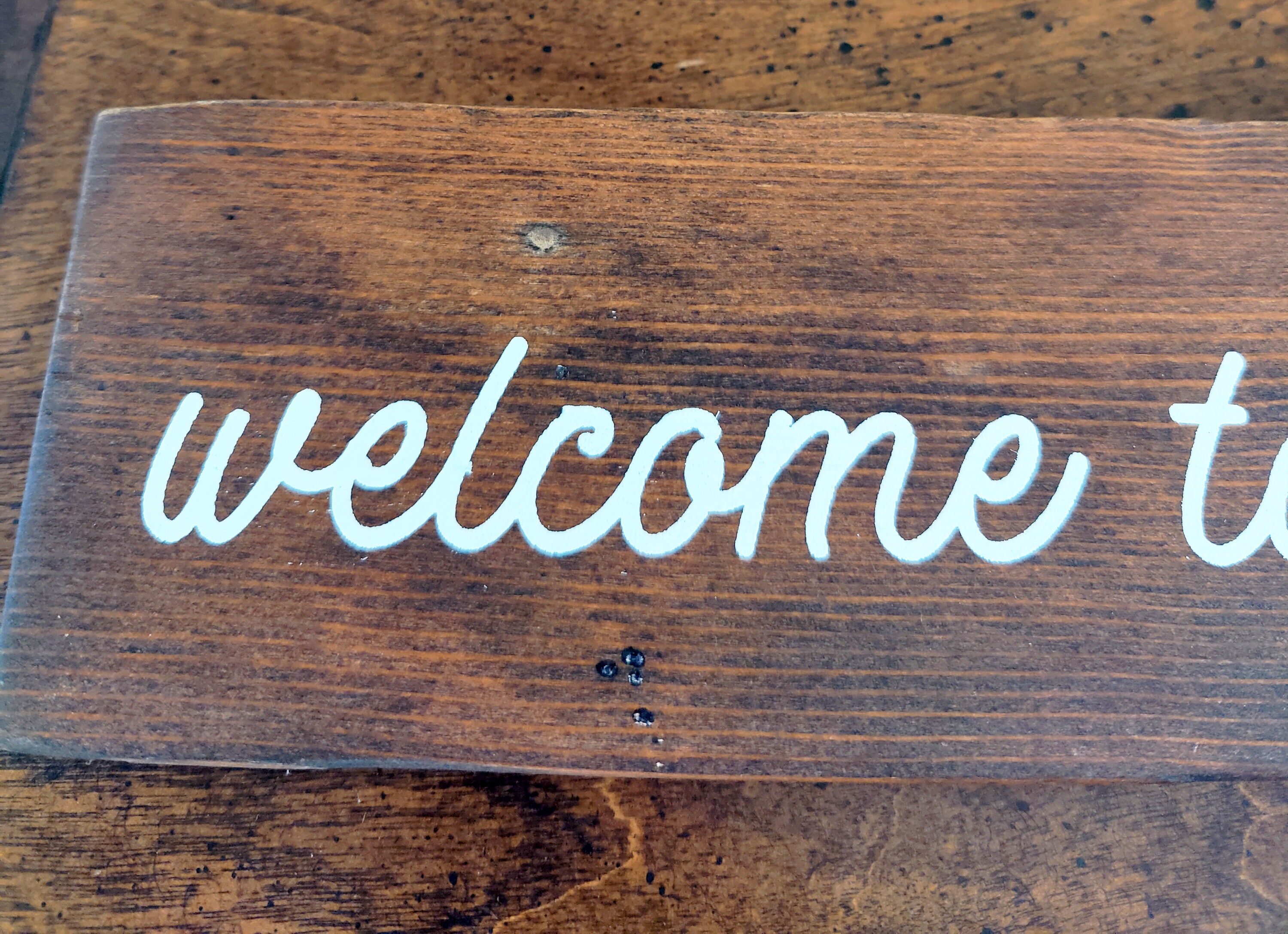Welcome to Our Kitchen Sign - Etsy