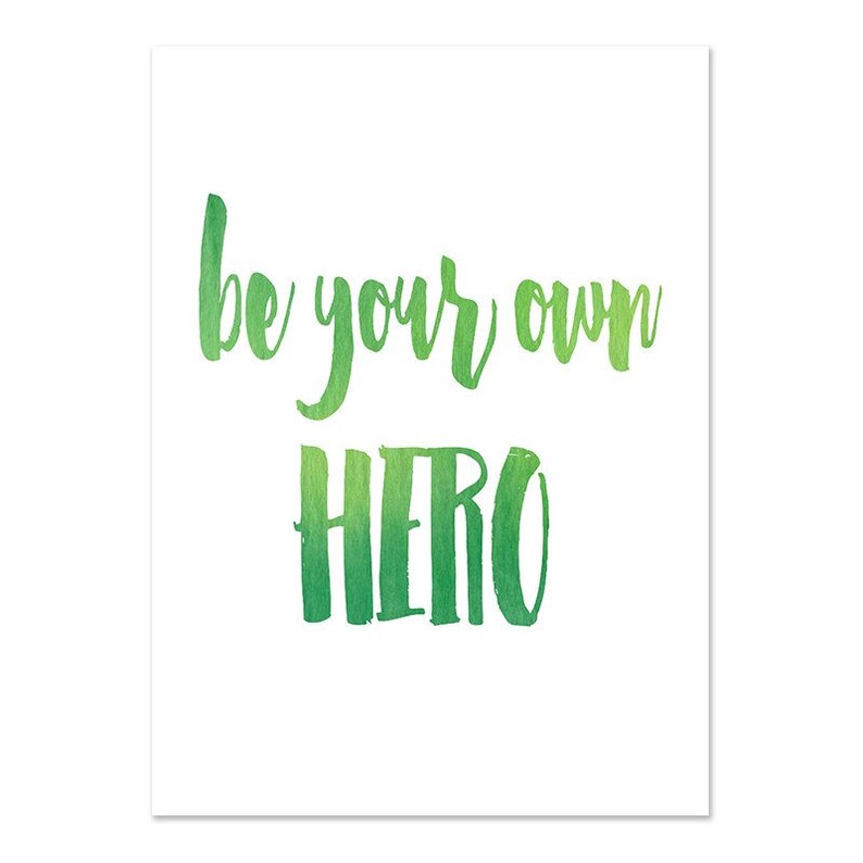 Inspirational Quotes Watercolor Art Bundle Poster Phrase Print - Etsy