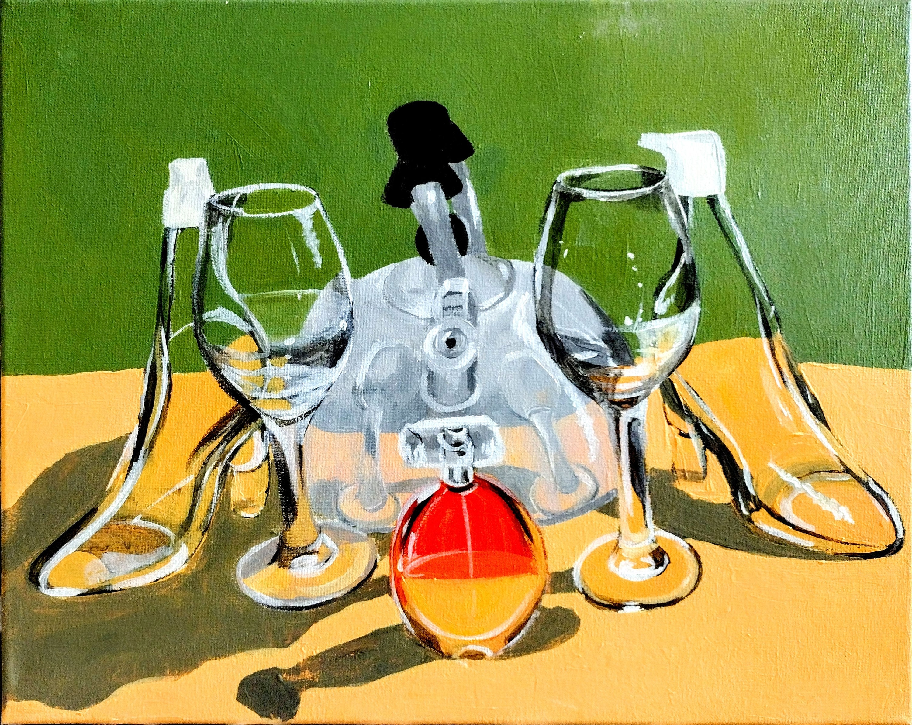 Hand-painted Acrylic Still Life Paintings - Etsy