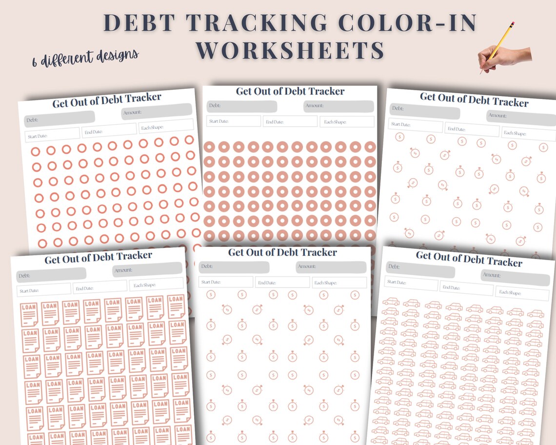 Mastering Your Money Workbook 103 Pages | Net Worth Trackers | Monthly ...