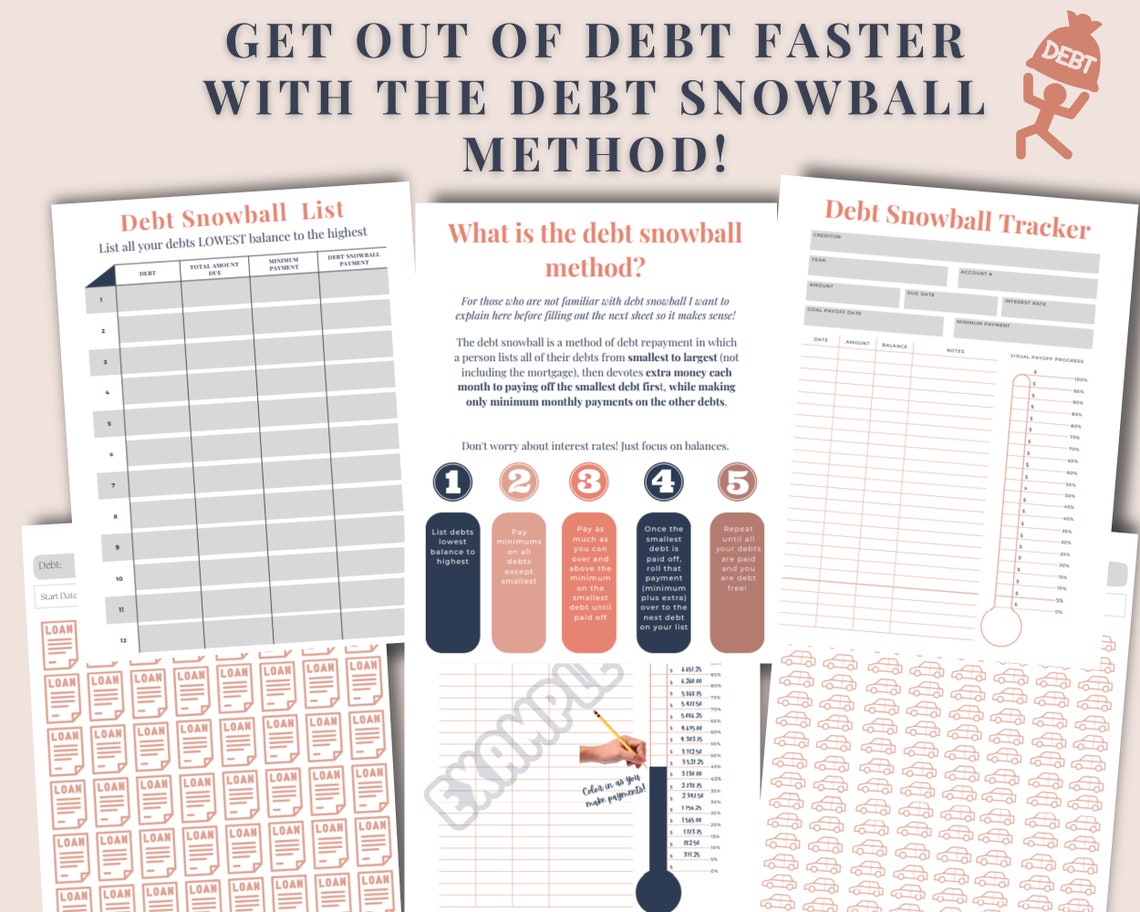 Mastering Your Money Workbook 103 Pages | Net Worth Trackers | Monthly ...