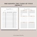 Project Management Templates Bundle, Project Planner Template, Project ...