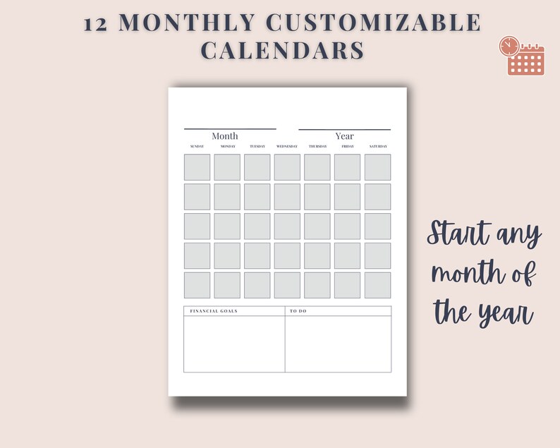 Mastering Your Money Workbook 103 Pages | Net Worth Trackers | Monthly ...