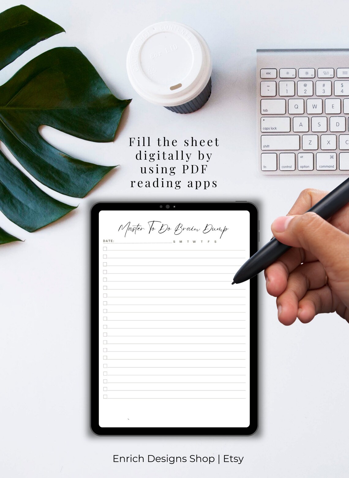 Master to Do List, Brain Dump List, to Do List, Daily to Do List ...