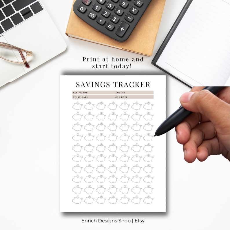 No Spend Challenge Workbook | No Spend Month | Financial Freedom ...