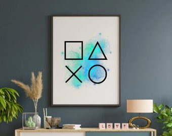 Playstation Wall Art - Etsy Ireland