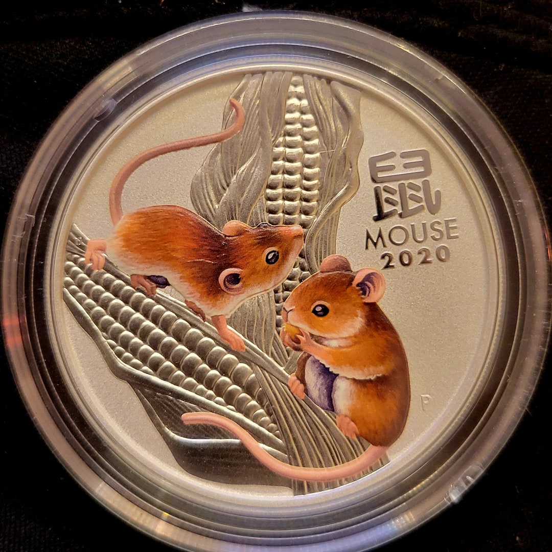 2020 Australia 2 Oz Silver Lunar Mouse BU (series III Colorized) - Etsy
