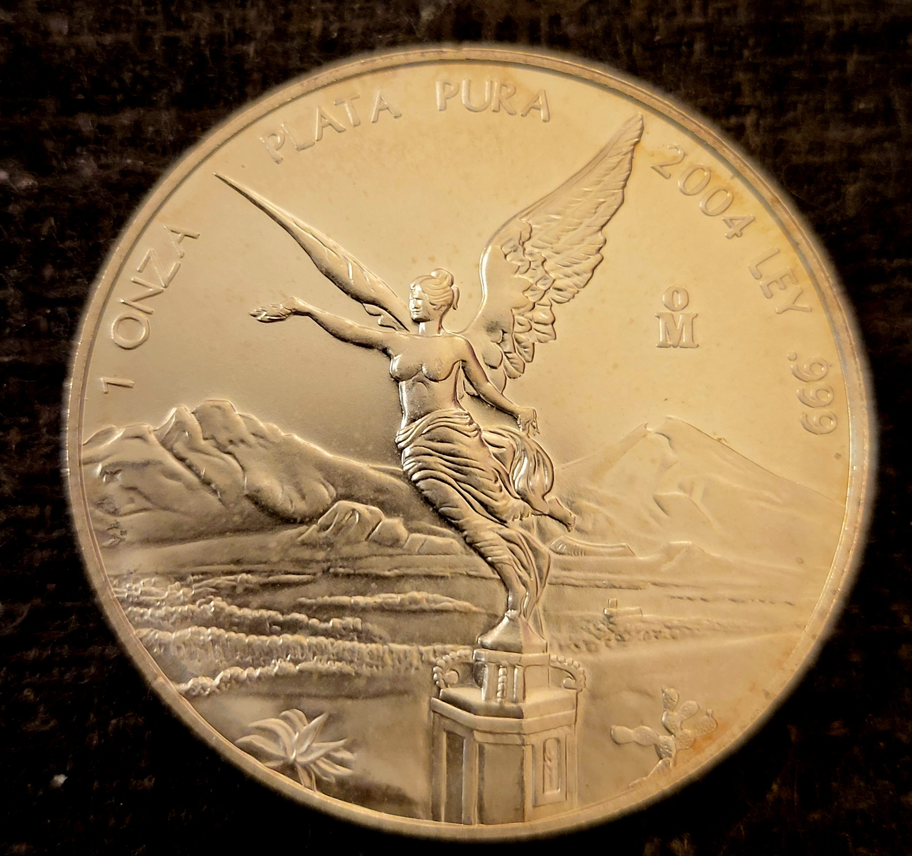 2004 1 Oz Silver MEXICAN LIBERTAD Plata Pura - Etsy