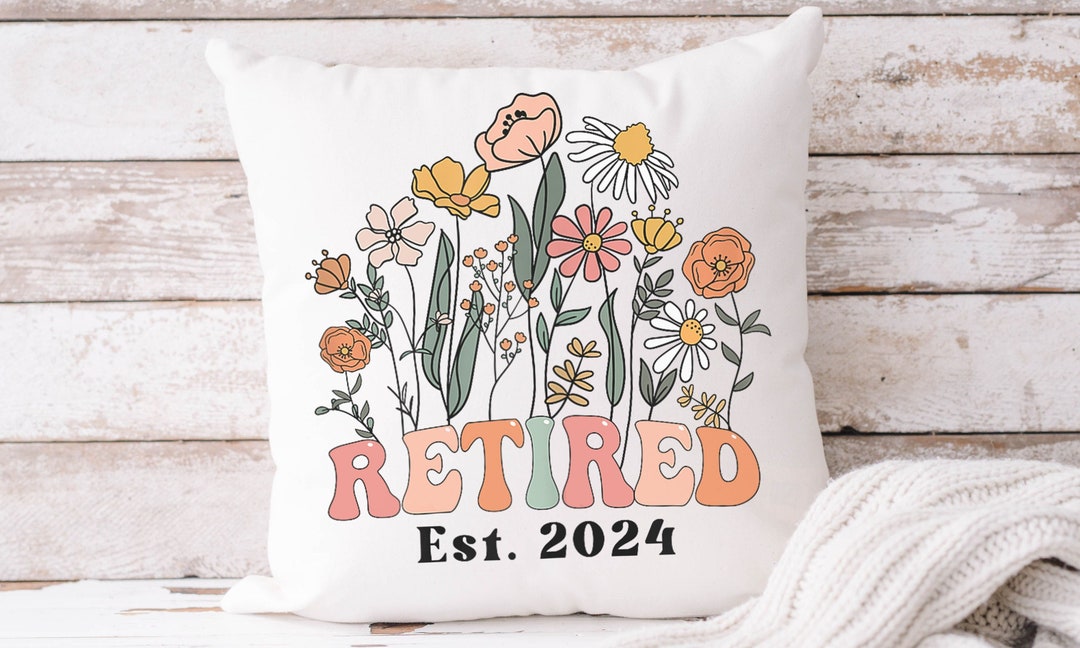 Personalized Retirement Gift Custom Retirement Pillow Teacher ...