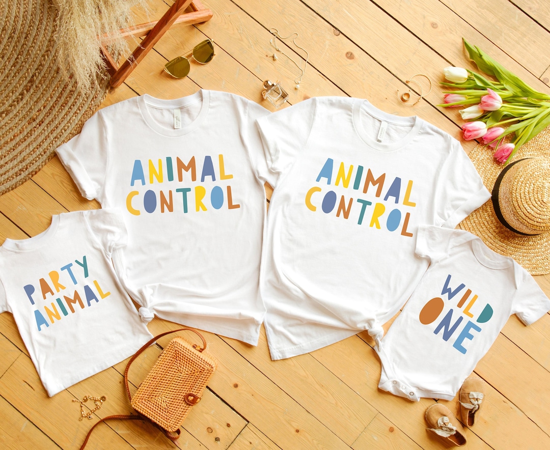 Wild One Shirt, Party Animal Birthday Shirt, Zoo Animals Birthday ...