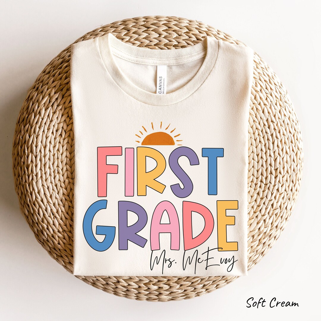 First Grade Teacher Shirt 1st Grade Teacher Shirt Teacher Team Shirts ...