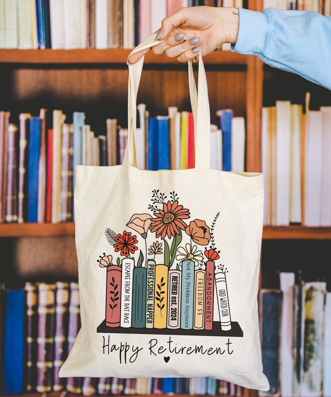 Retired Tote Bag Retirement Gift for Women Retirement Gift Bag Retired ...