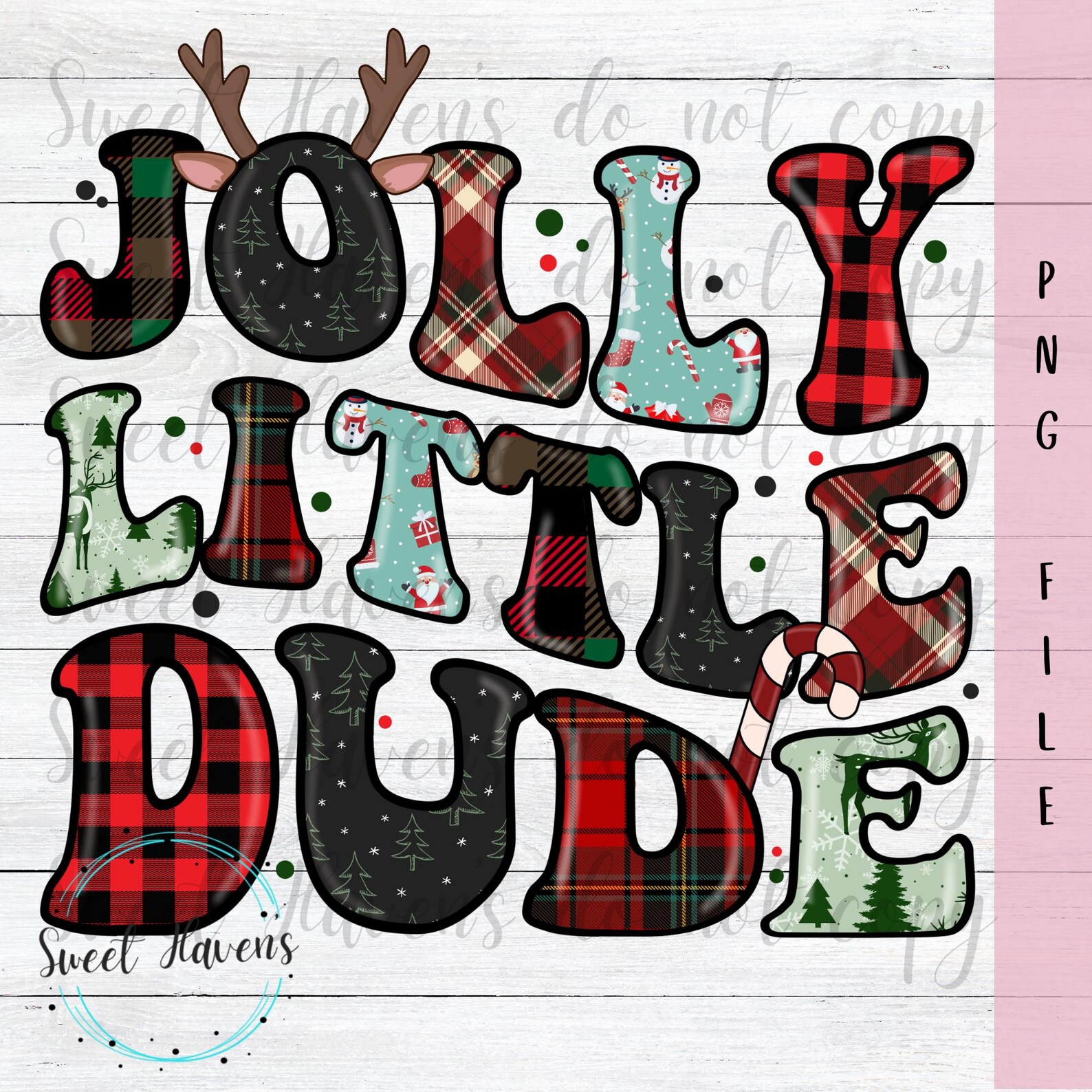 Jolly Little Dude PNG Christmas PNG Groovy Holiday Sublimation - Etsy