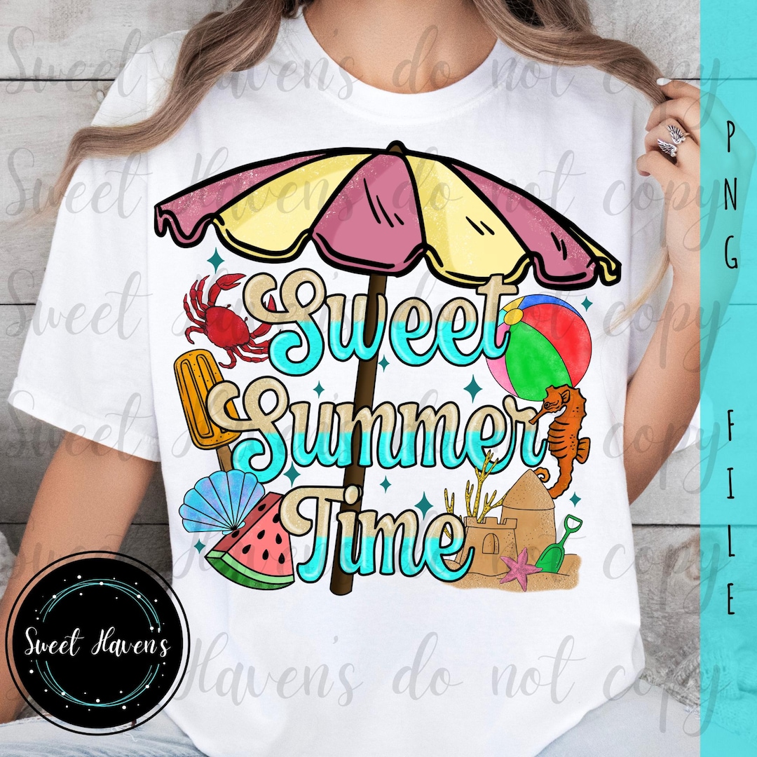 Sweet Summer Time PNG Summer Clipart Sublimation - Etsy