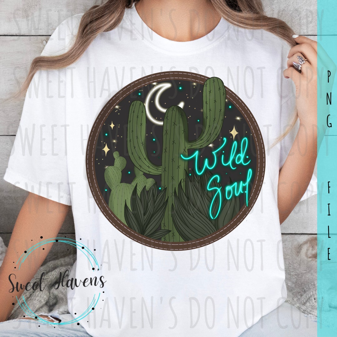 Wild Soul PNG Hand Drawn Western Desert Clipart, Cactus Clipart ...