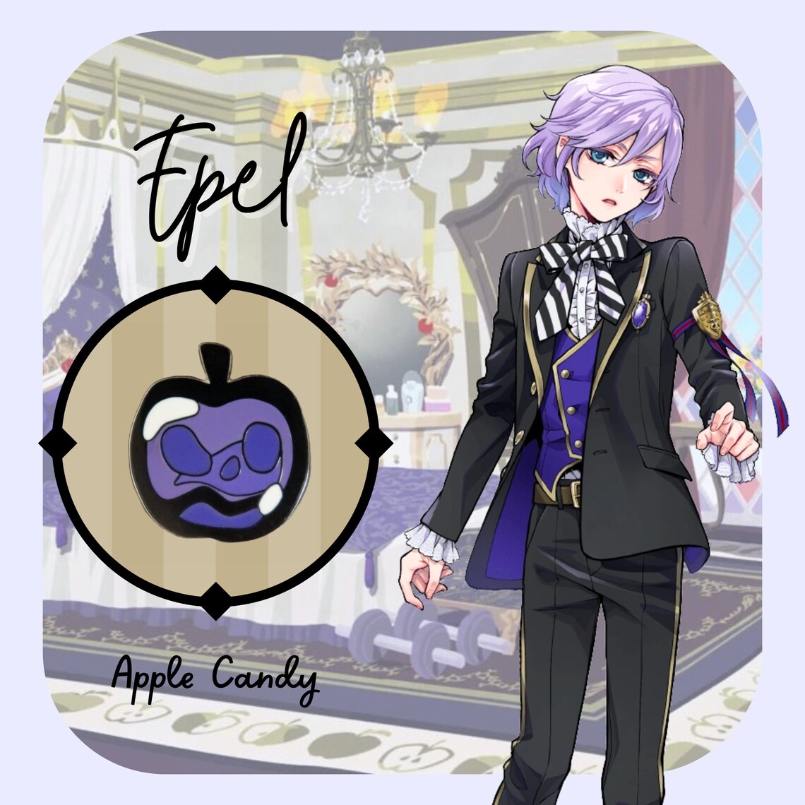 Twisted Wonderland Hard Enamel Pin Pomefiore Groovy - Etsy