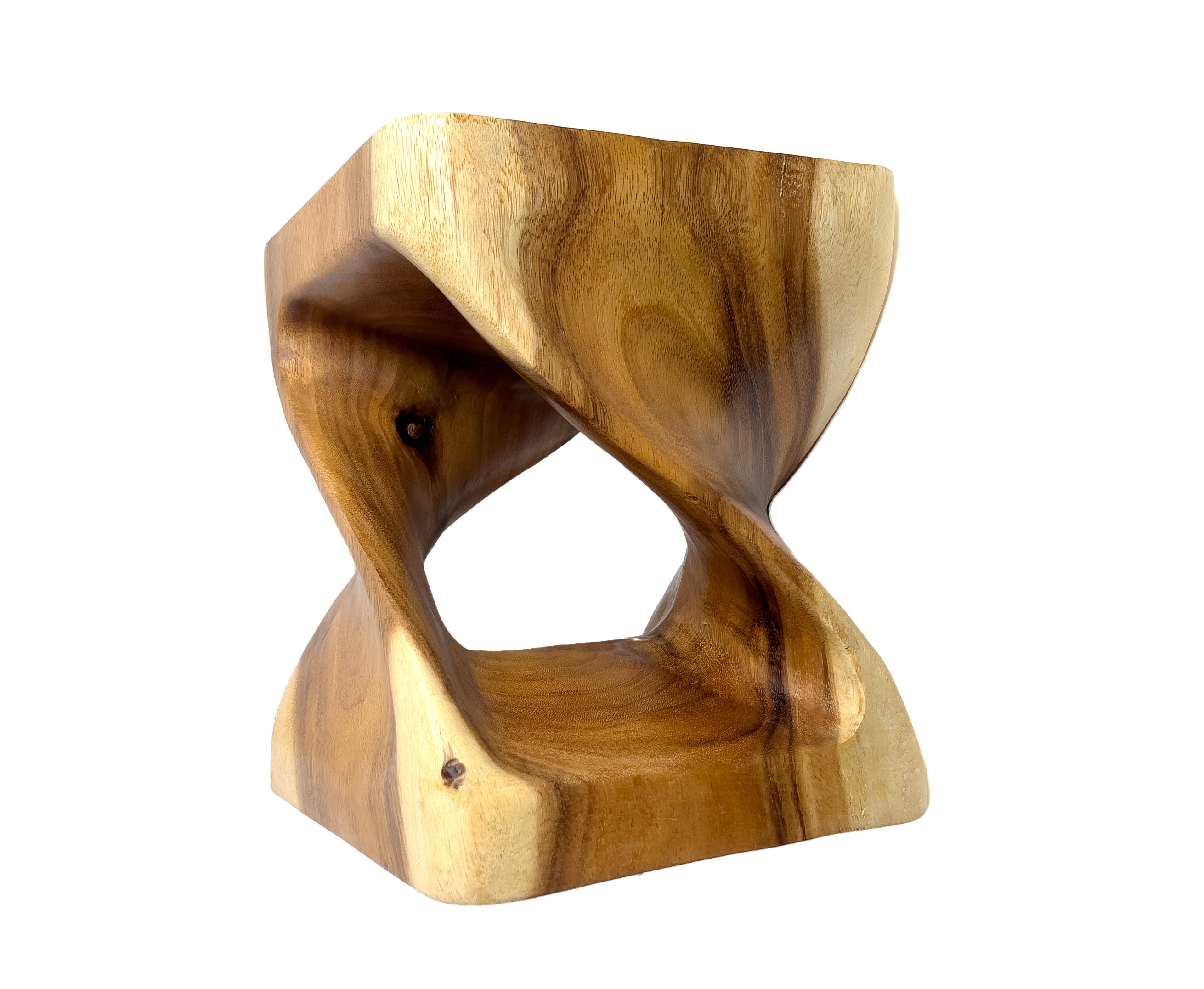 Crafty Artisan Wooden Twist Stool Multipurpose Use Bedside - Etsy UK