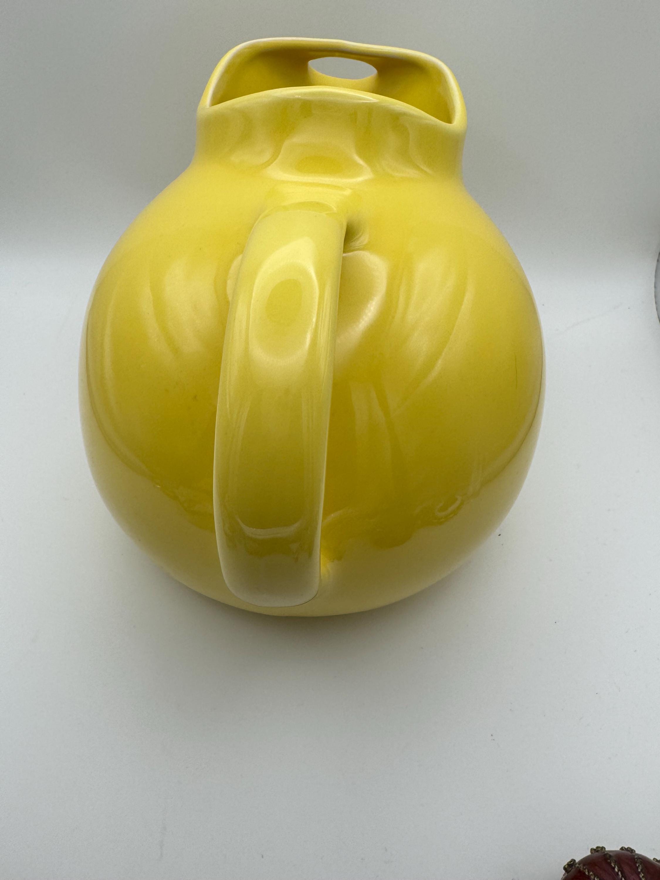 Yellow Franciscan Tilt Pitcher - Etsy