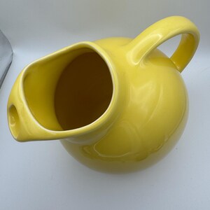 Yellow Franciscan Tilt Pitcher - Etsy