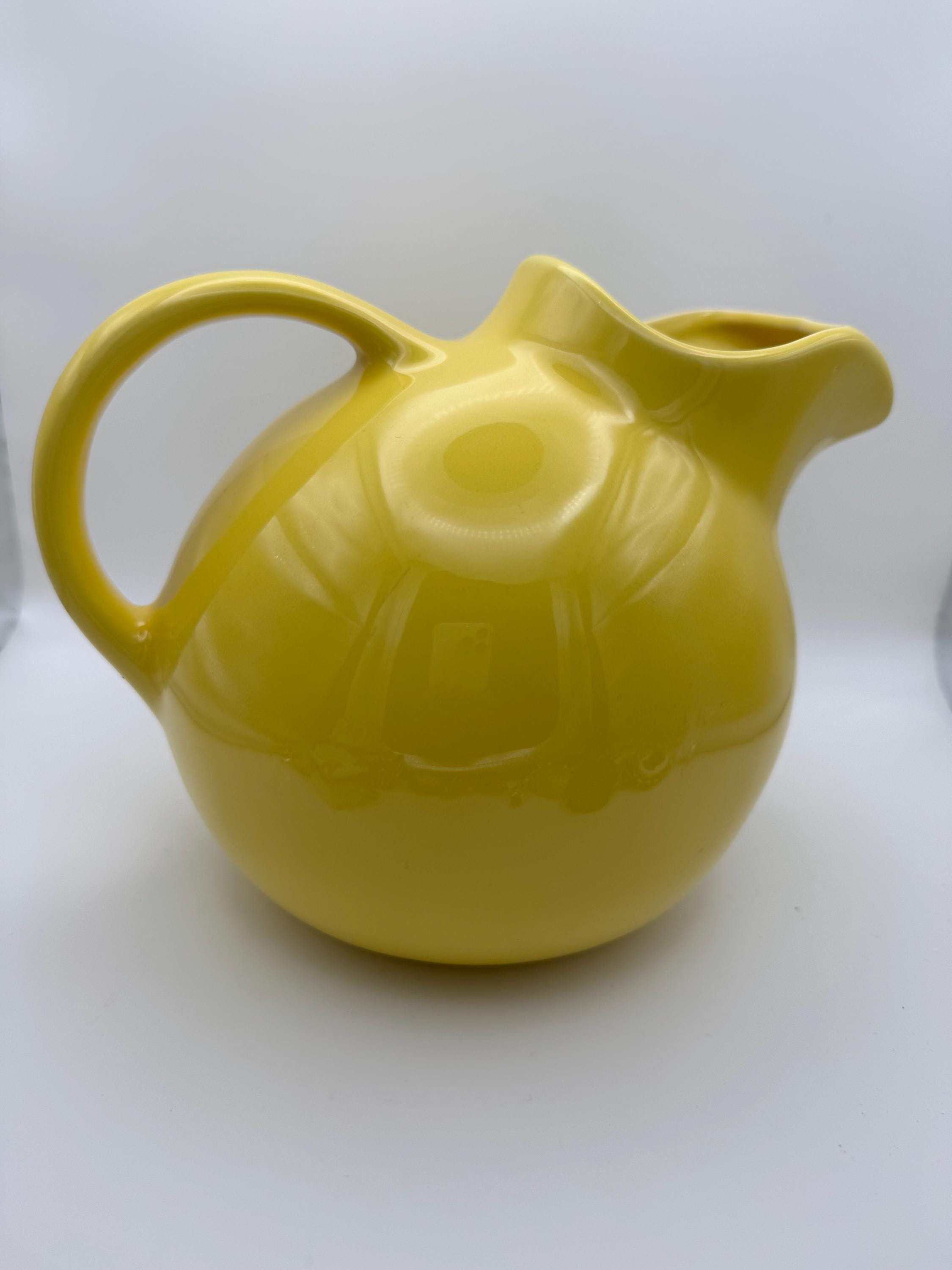 Yellow Franciscan Tilt Pitcher - Etsy