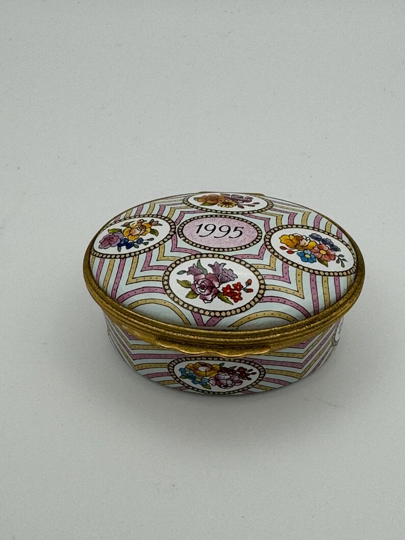 Halcyon Days A Time to Remember Trinket Boxes - 1986, 1995, 2000 - Sold ...
