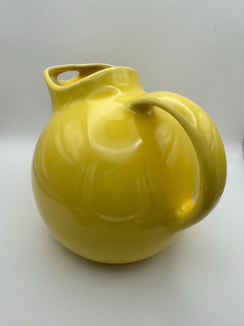Yellow Franciscan Tilt Pitcher - Etsy