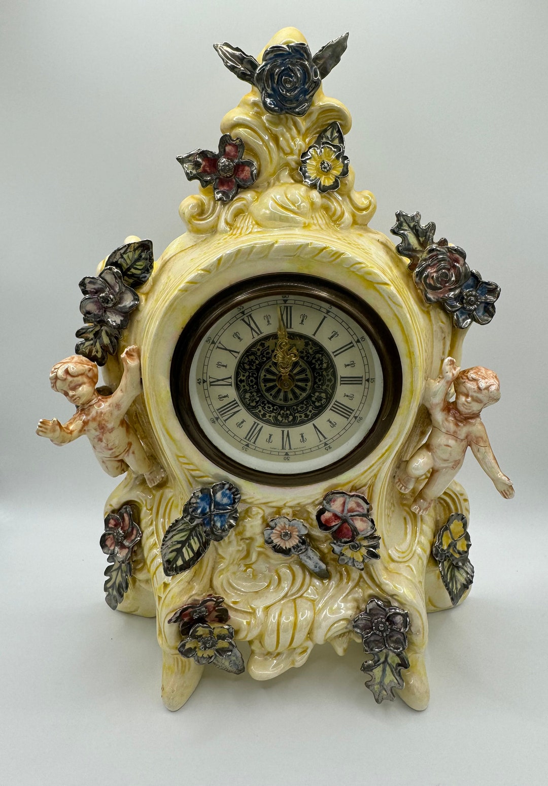 Exquisite Ornate Narco Wind up Mantel Clock Made in West Germany - Etsy