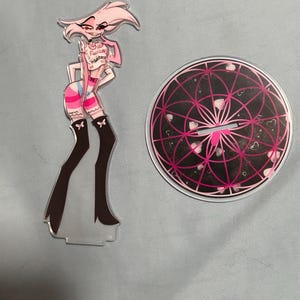 Hazbin Hotel Angel Dust Femboy Pride NSFW Magnetic Standee - Etsy