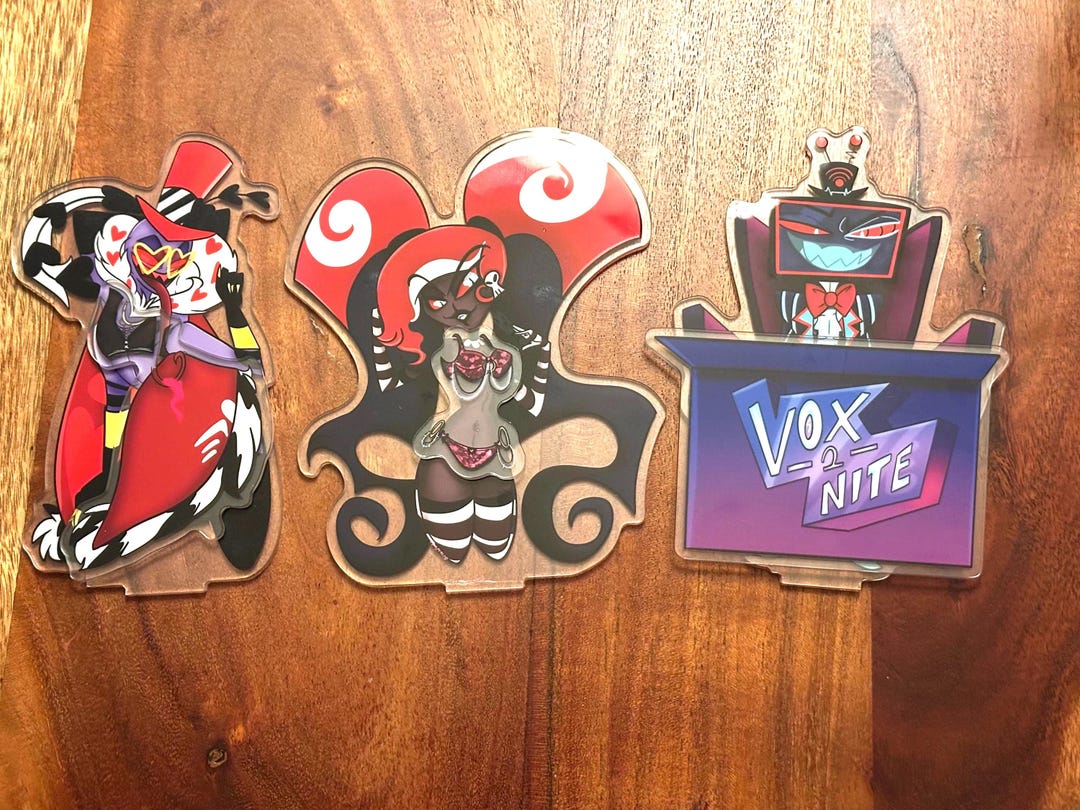 Hazbin Hotel - the Vee Show Magnetic Dress up Standees LIMITED RUN - Etsy