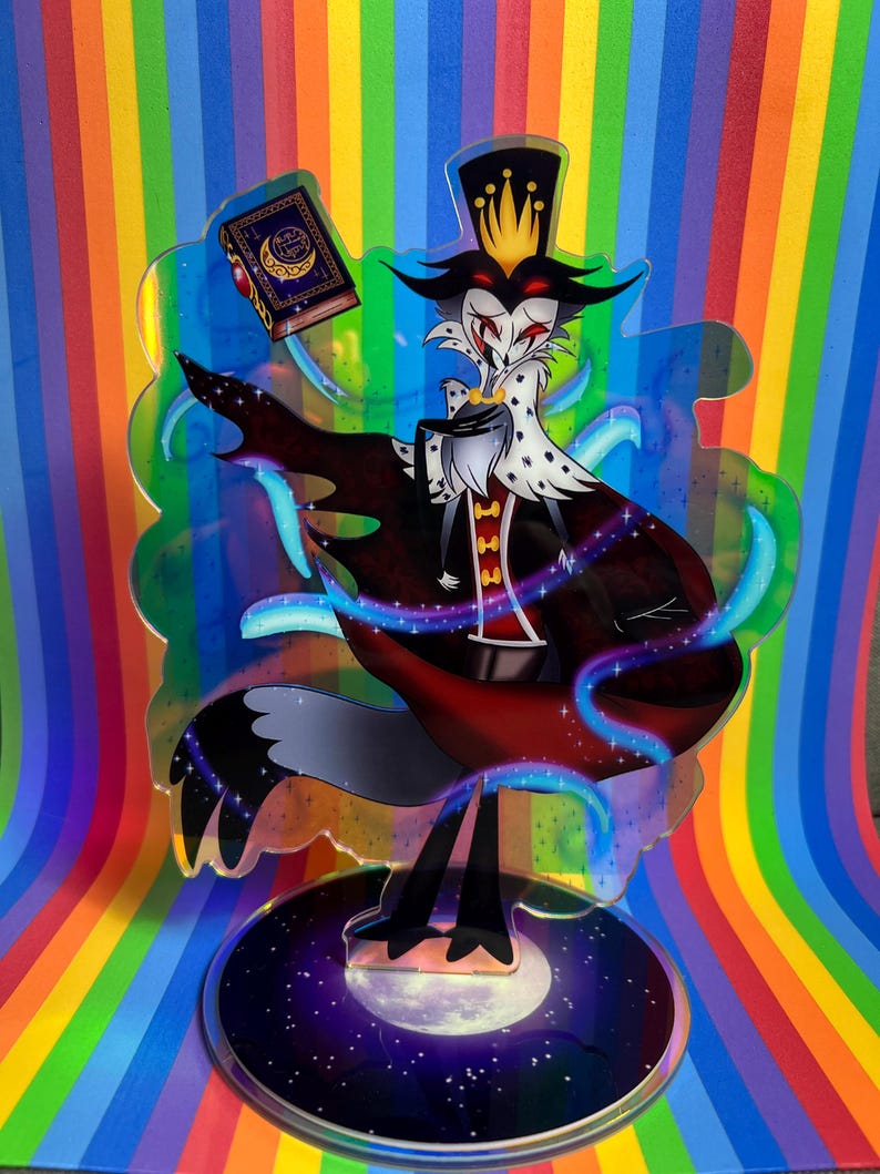 Stolas Enchanted Standee Helluva Boss - Etsy UK