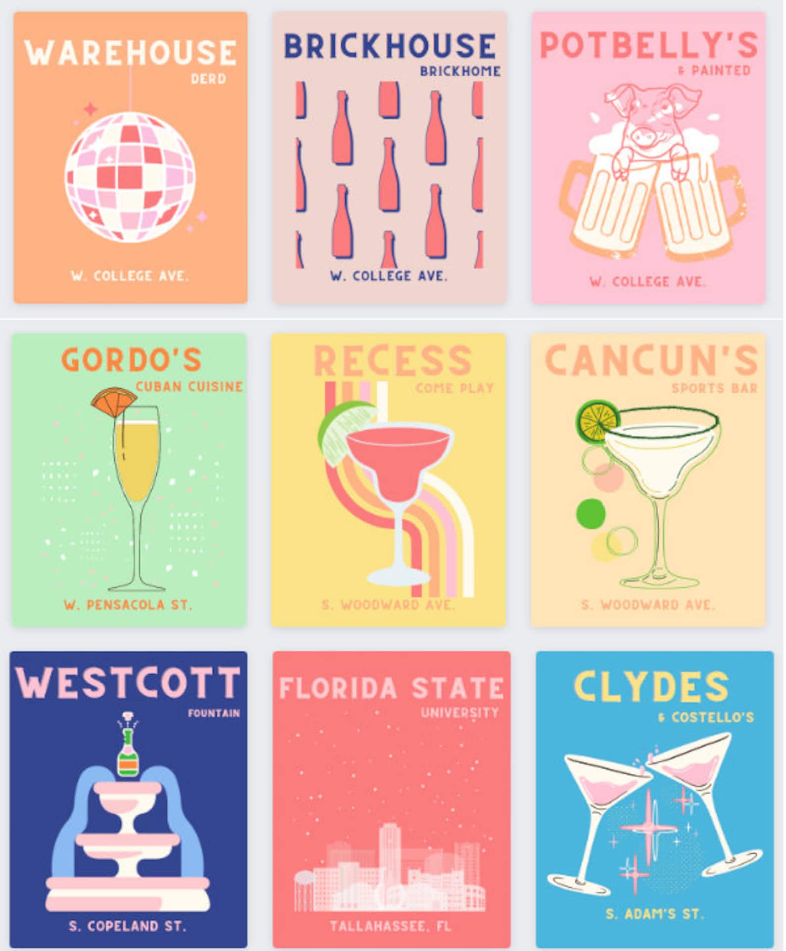 FSU Inspired Prints/wall Art (DOWNLOADABLE) - Etsy