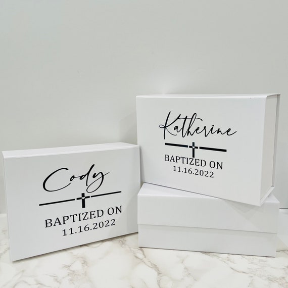 Personalized Baptism Box baptism Gift for Girl baptism Gift - Etsy