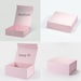 Pink Magnetic Gift Box - Collapsible Magnetic Front Flap Closure ...