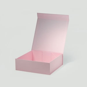 Pink Magnetic Gift Box - Collapsible Magnetic Front Flap Closure ...