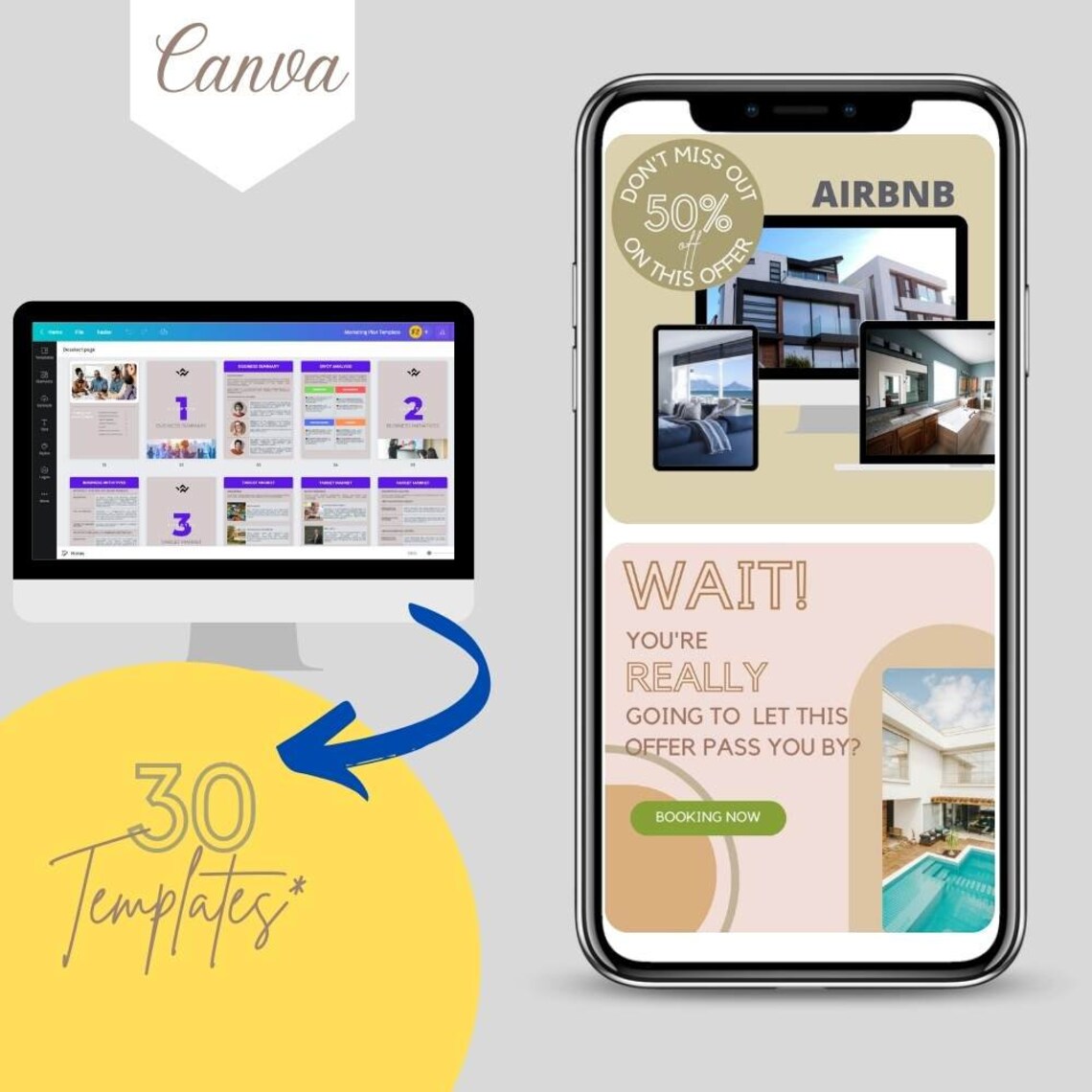 Airbnb Instagram Posts Template Airbnb Social Media Airbnb Promotion ...