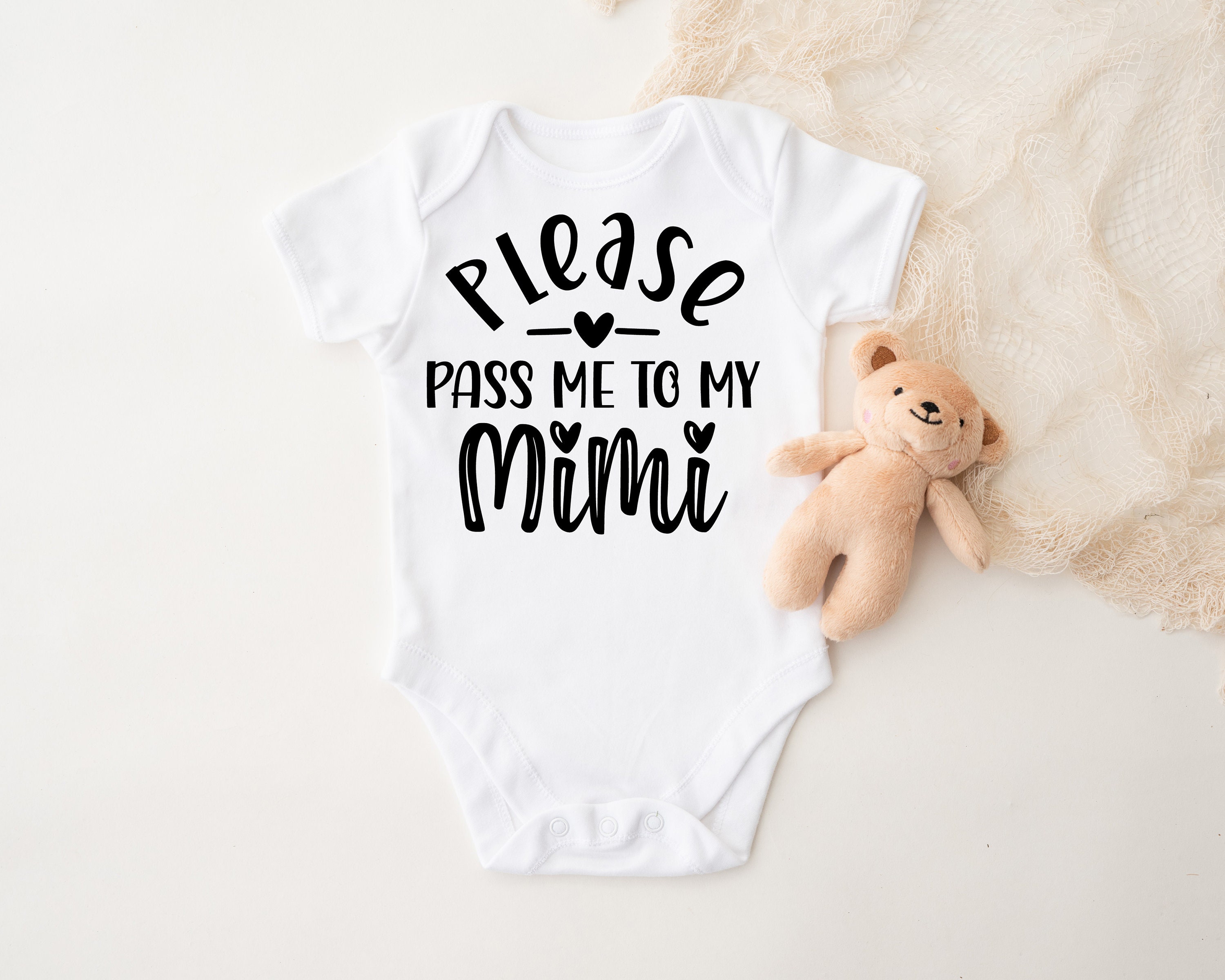 Please Pass Me to My Mimi Onesie® Baby Shower Gift Funny - Etsy