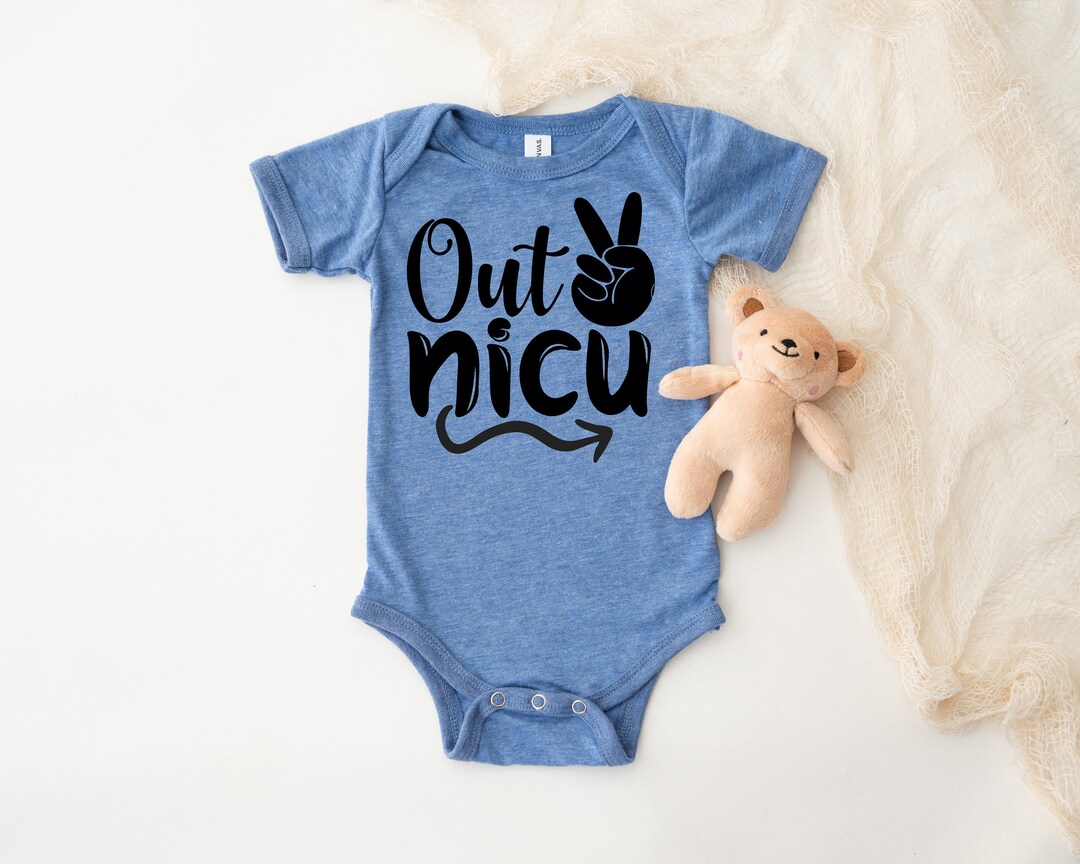 Peace Out NICU Onesie® – Unisex Baby Bodysuit, NICU Graduate Gift - Etsy
