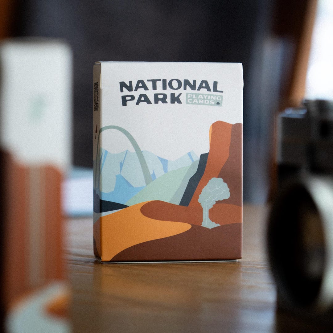 National Park Playing Cards – Illustrated Deck of 63 U.S. Parks - Etsy