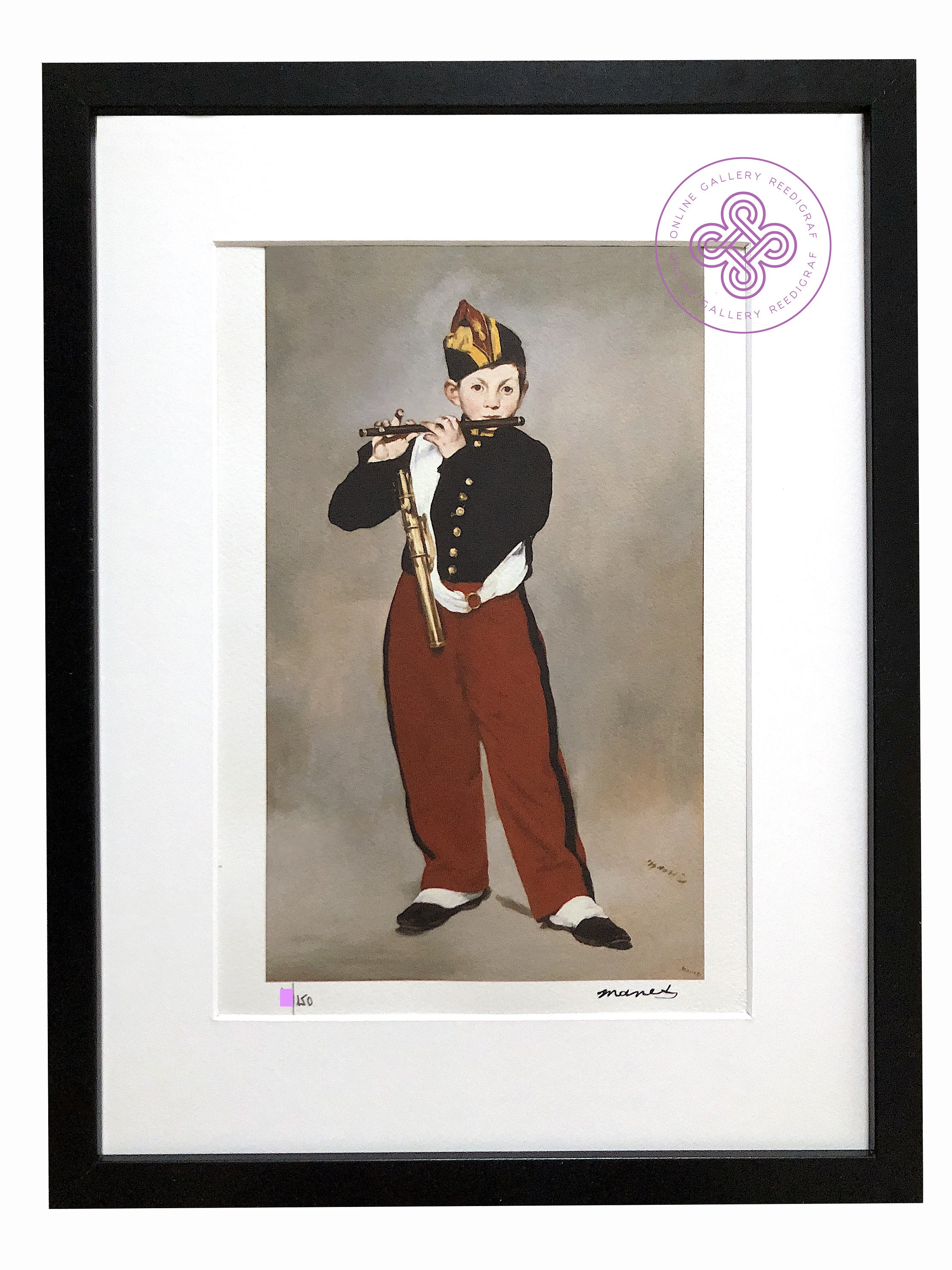 MANET Edouard Signed the Fife Player Lithograph CERTIFICATE - Etsy UK